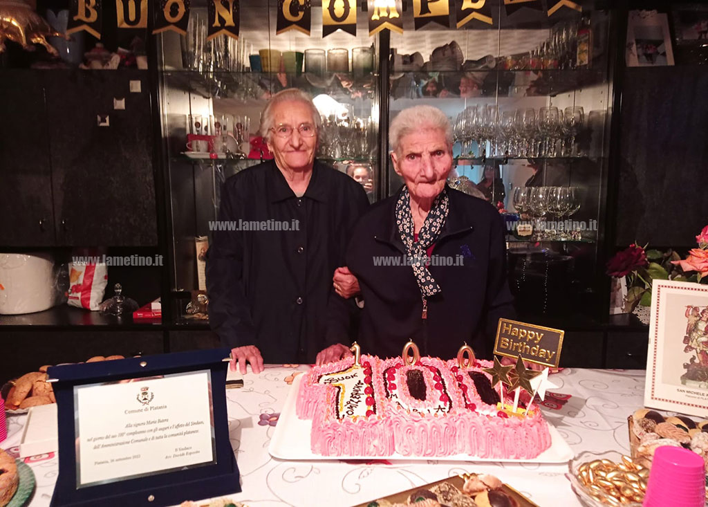 A Platania festeggiati i 100 anni della “signorina” Maria Butera - il ...