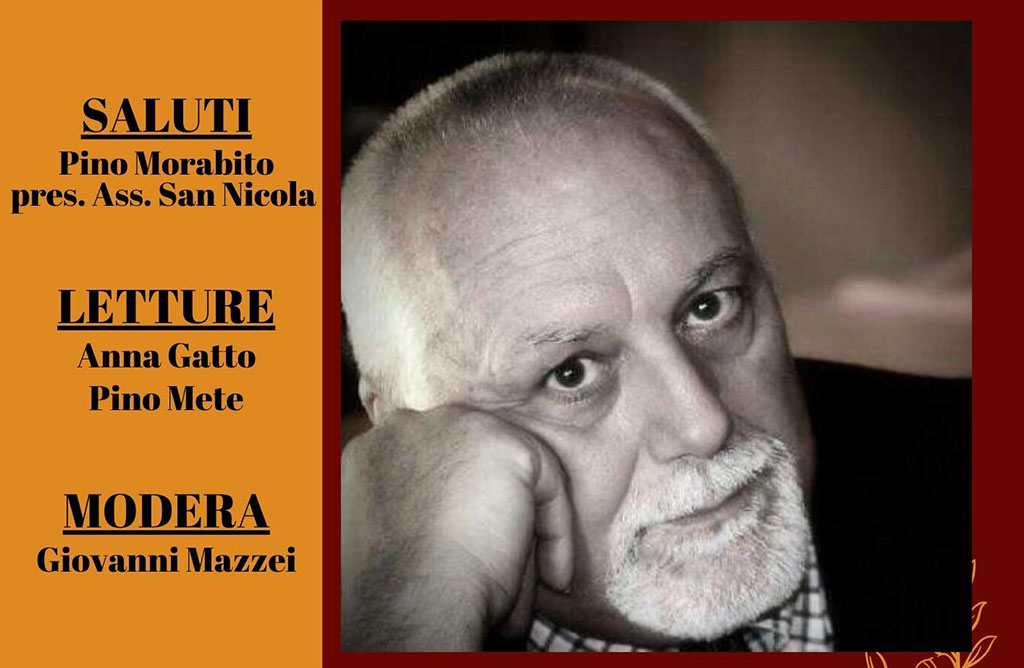 Lamezia, incontro con la poesia vernacolare di Salvatore De Biase il 12 ...