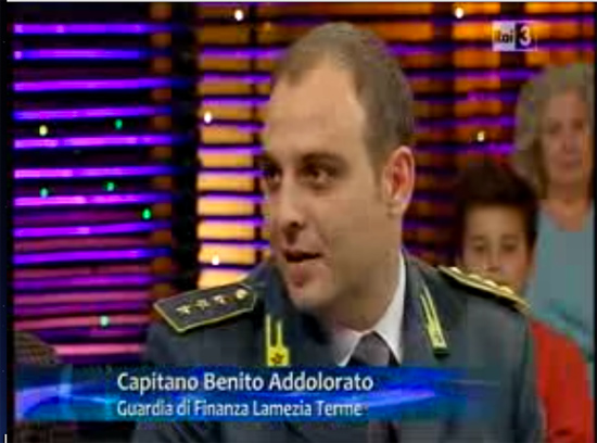 Lamezia: Capitano baschi verdi Benito Addolorato ospite a trasmissione ...