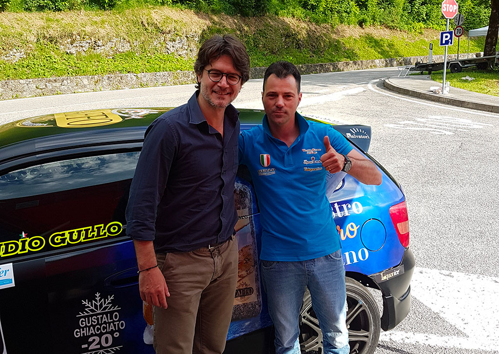 Il driver lametino Claudio Gullo si prepara per la cronoscalata ...