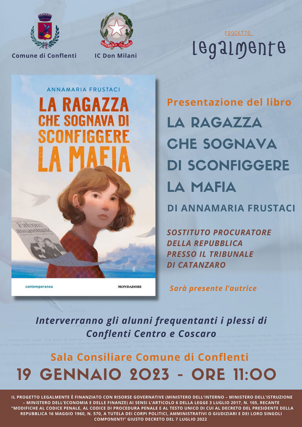A Conflenti il racconto de 'La ragazza che sognava di sconfiggere la ...