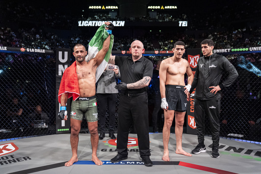 L’atleta lametino Daniele Miceli al torneo di arti marziali miste PFL ...