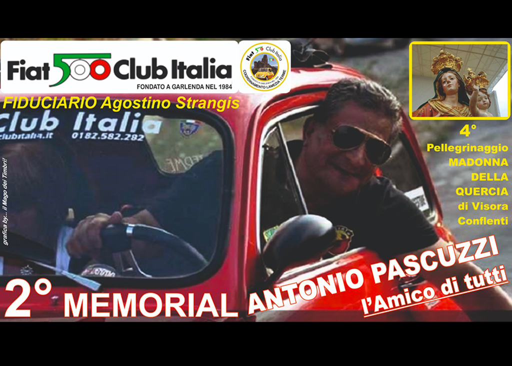 Lamezia, domenica il '2° Memorial Antonio Pascuzzi' con le auto 500 ...