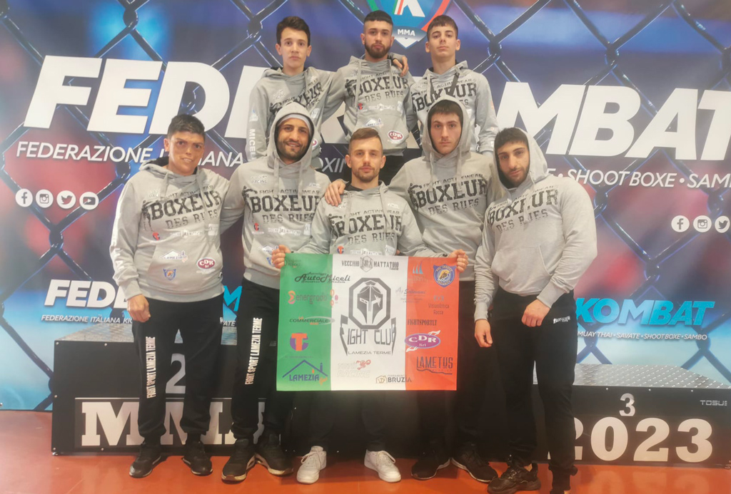 Il Fight Club Lamezia all'Open di Mma Federkombat a Roma - il Lametino.it