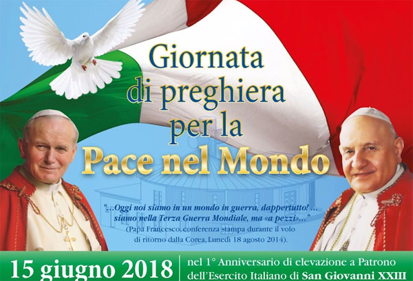 Giornata di preghiera per la Pace nel Mondo il 15 giugno a Feroleto ...