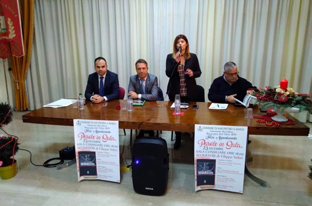 Presentato a San Pietro a Maida il libro "Sequestri" di Filippo Veltri ...