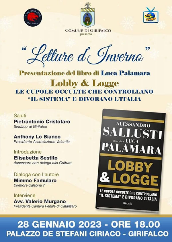 Al via a Girifalco “Letture di inverno”, la sesta edizione parte con ...