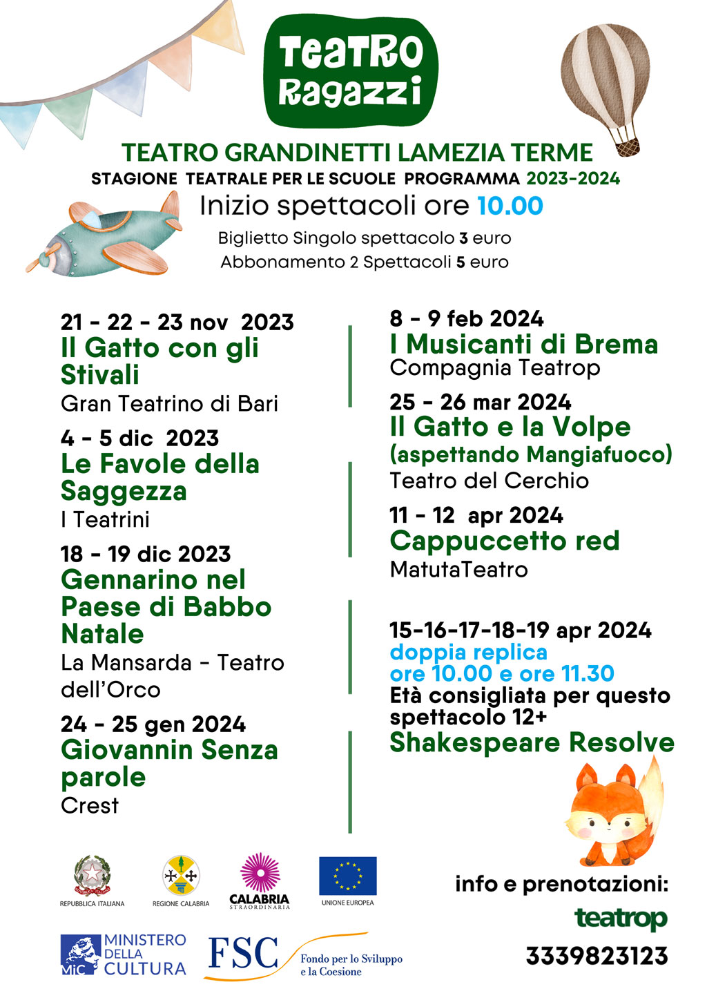 Lamezia, parte la nuova stagione del Teatro Ragazzi per le scuole - il ...